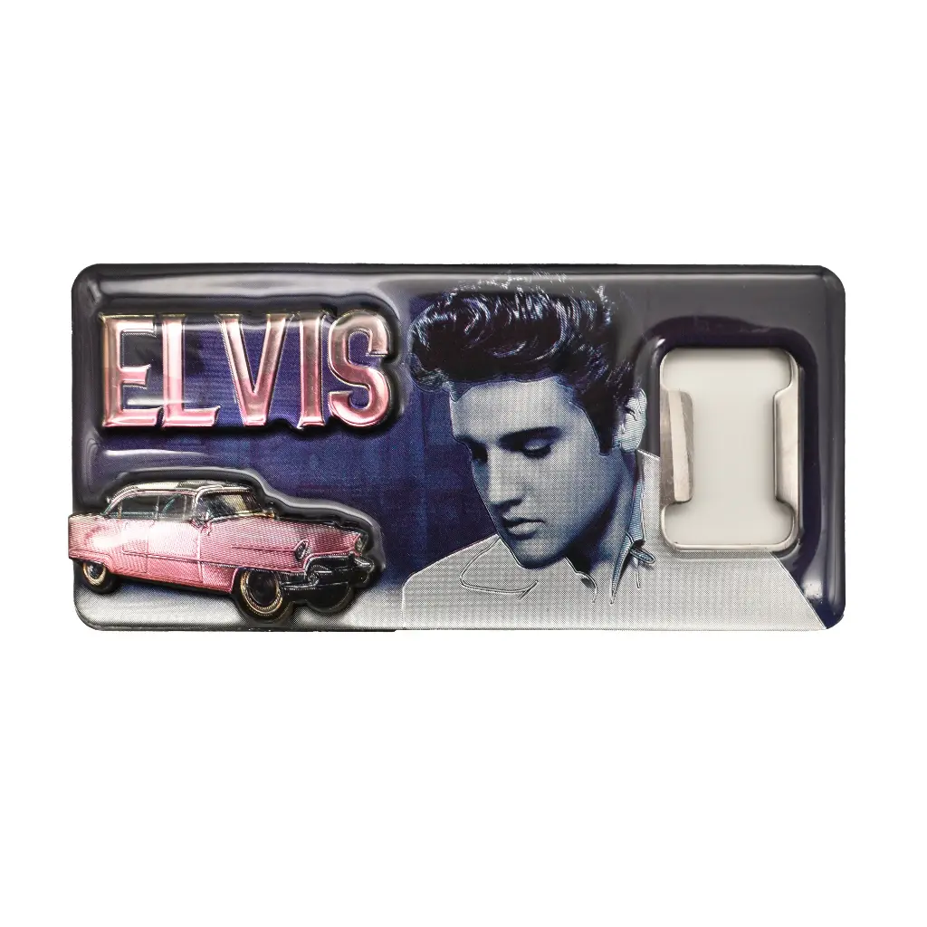 Elvis Bottle Opener - Pink Caddy Metallic | Mid-South Products